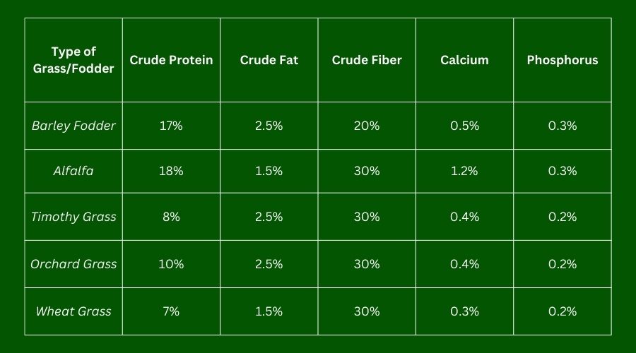 Nutritional Composition of Hydroponically Grown Barley Fodder and Hay ...